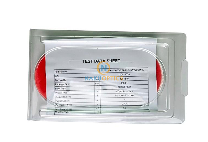 1550nm 2x2 PM Fiber Coupler PM Beam Splitter Slow Axis Alignment K Key ...