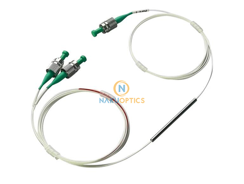 1550nm 1x2 PM Fiber Coupler PM Beam Splitter Slow Axis Alignment K Key ...