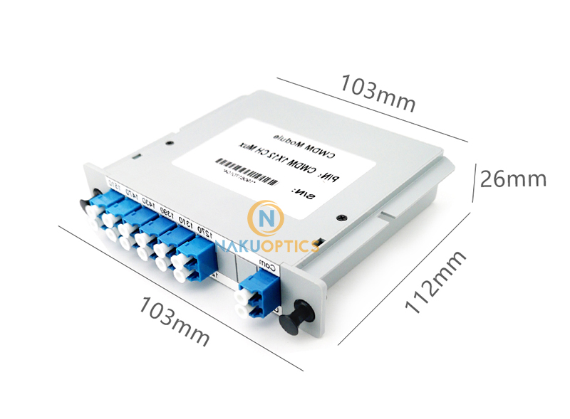 1260~1620nm 12CH CWDM 5G Fronthaul Wavelength Division Multiplexer ...