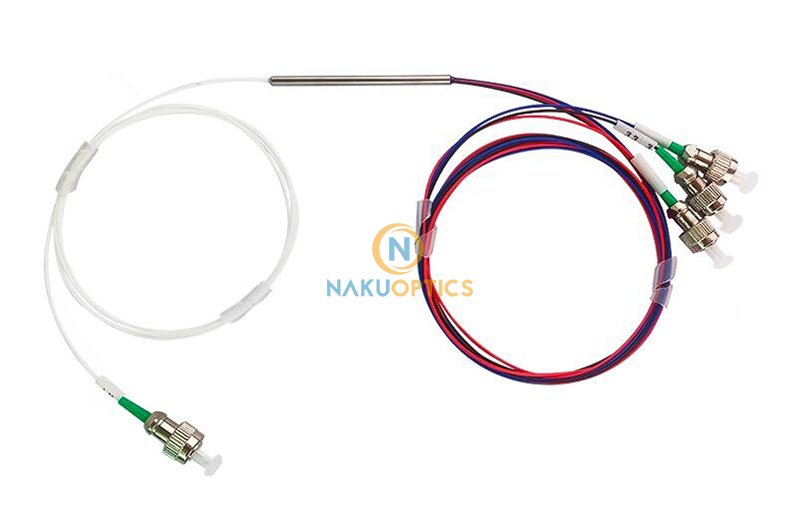 1310nm 1550nm 1X3 Taper Type Single-mode Fiber Coupler Steel Pipe ...