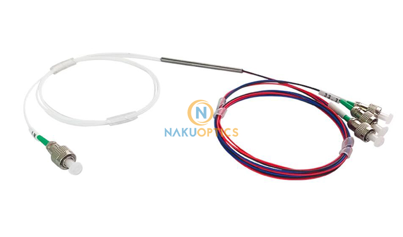 1310nm 1550nm 1X3 Taper Type Single-mode Fiber Coupler Steel Pipe ...