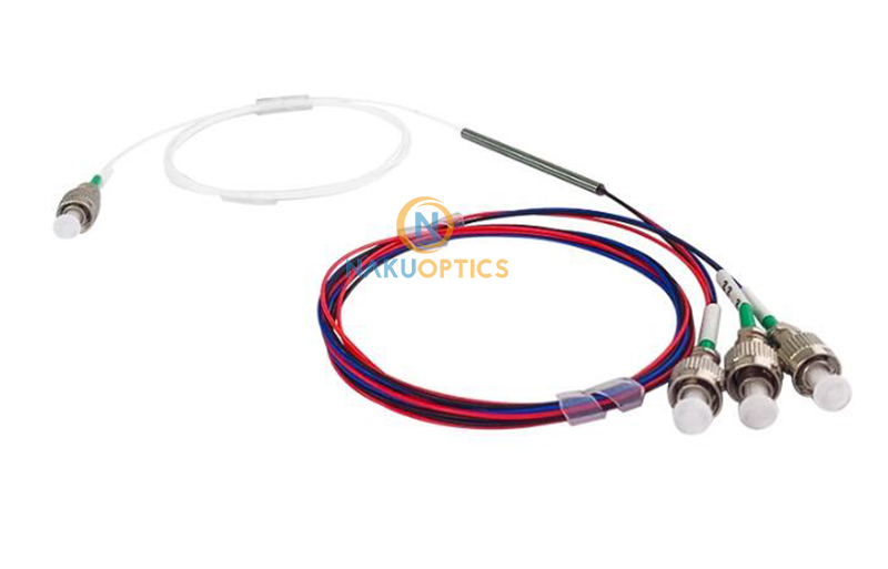 1310nm 1550nm 1X3 Taper Type Single-mode Fiber Coupler Steel Pipe ...