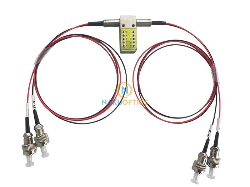 1310nm 1550nm 2X2B Single-mode Mechanical Optical Switch Self-locking 0 ...