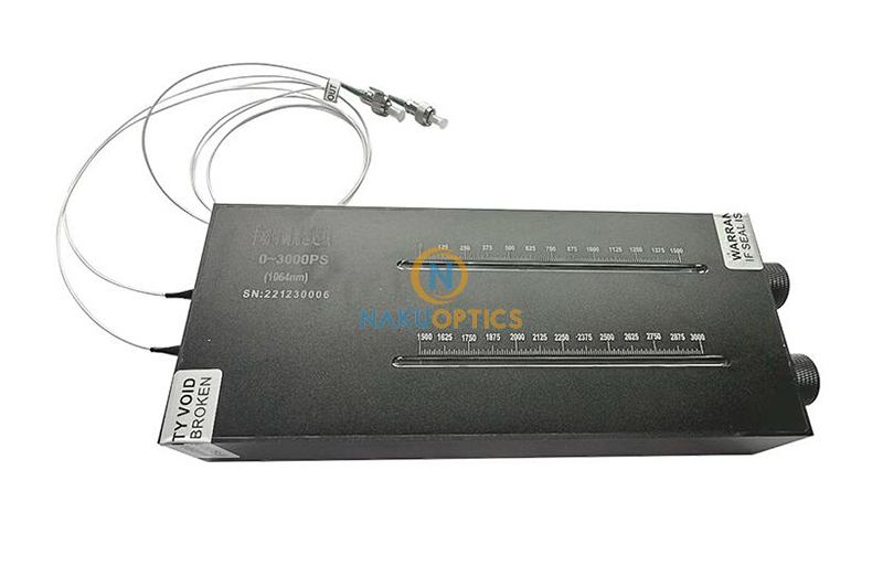 1500PS 3000PS Manual Fiber Delay Line 1064nm Multimode Optical Delay ...