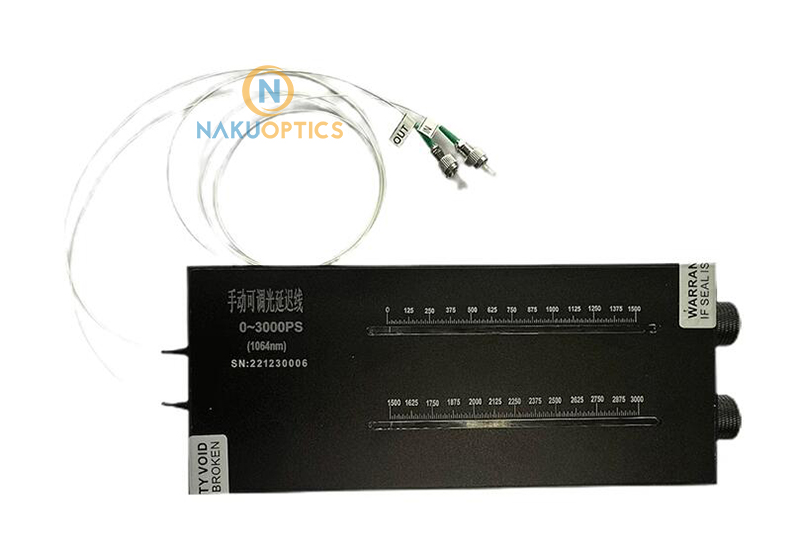 1500PS 3000PS Manual Fiber Delay Line 1064nm Multimode Optical Delay ...