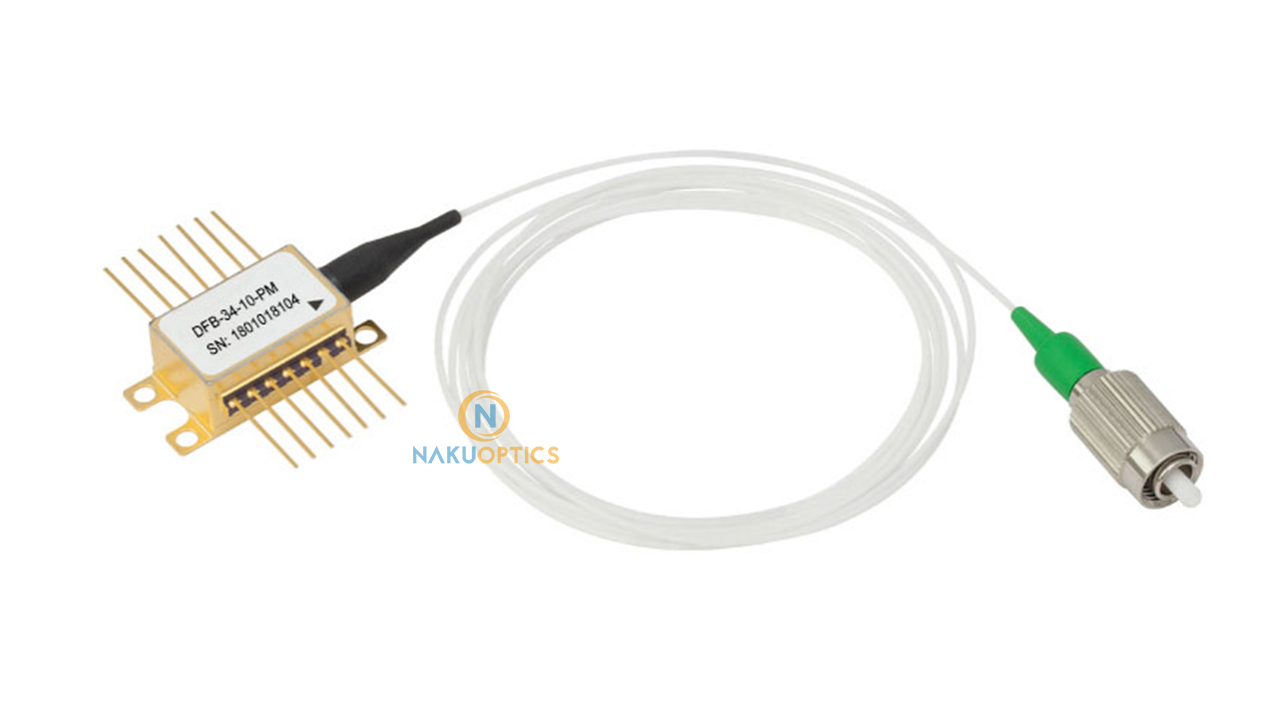 1590nm 5~20mW 14-Pin DFB Laser Diode SM/PM Pigtail with FC/APC ...