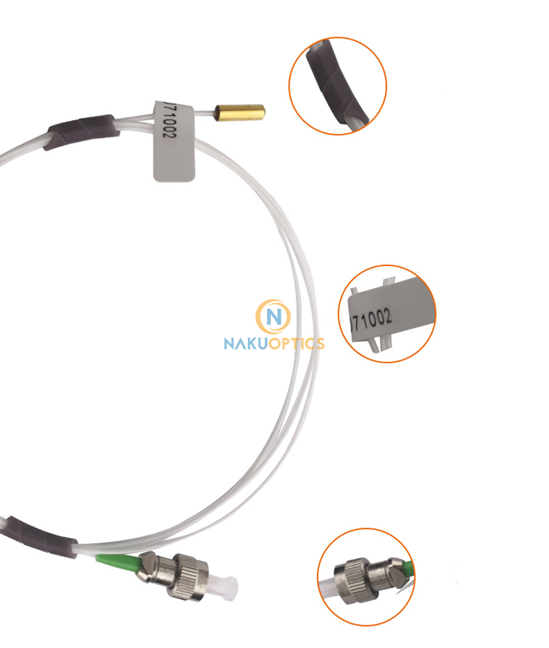 1550nm Single-mode Fiber Optic Collimator Gold-plated Tube Collimator ...