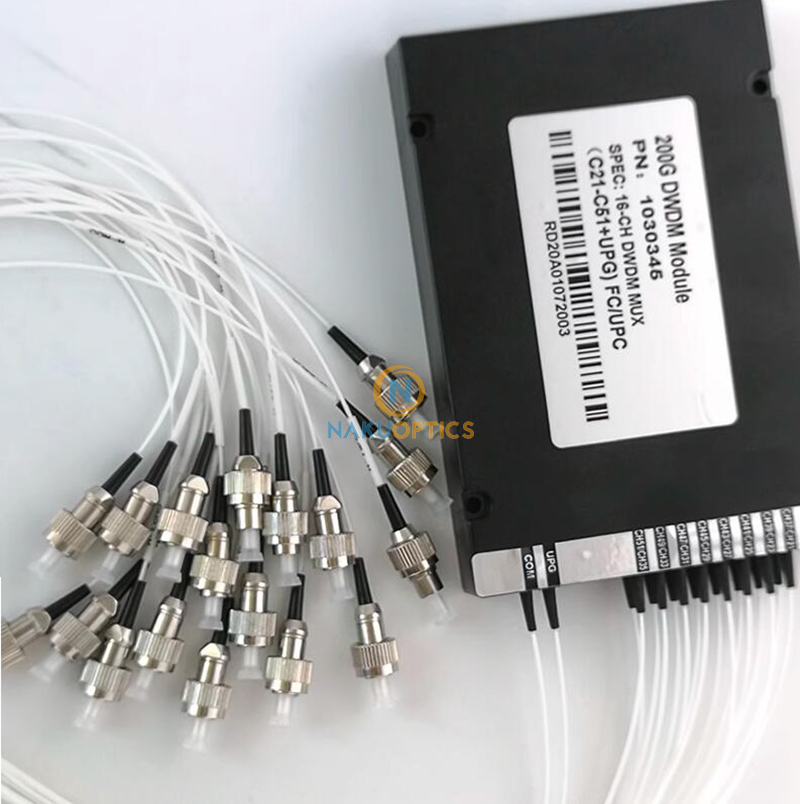 16 Channels Spacing 100GHz Fiber Optic Dense Wavelength Division ...