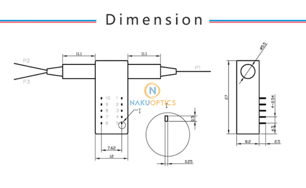 1X2 Mechanical Optical Switch With Multimode Fiber Low Insertion Loss ...