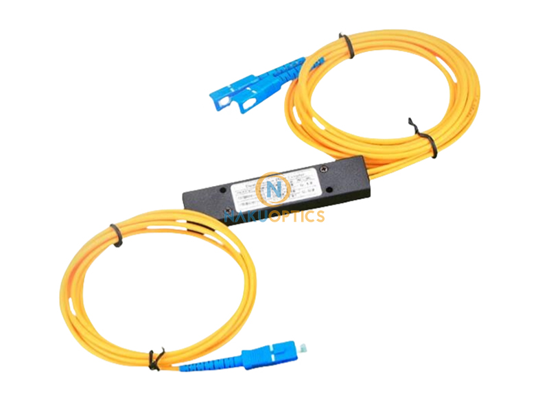 10pcs Fiber Coupler 1310nm~1550nm 1X2 Tapered Box Type SM Fiber Optic ...