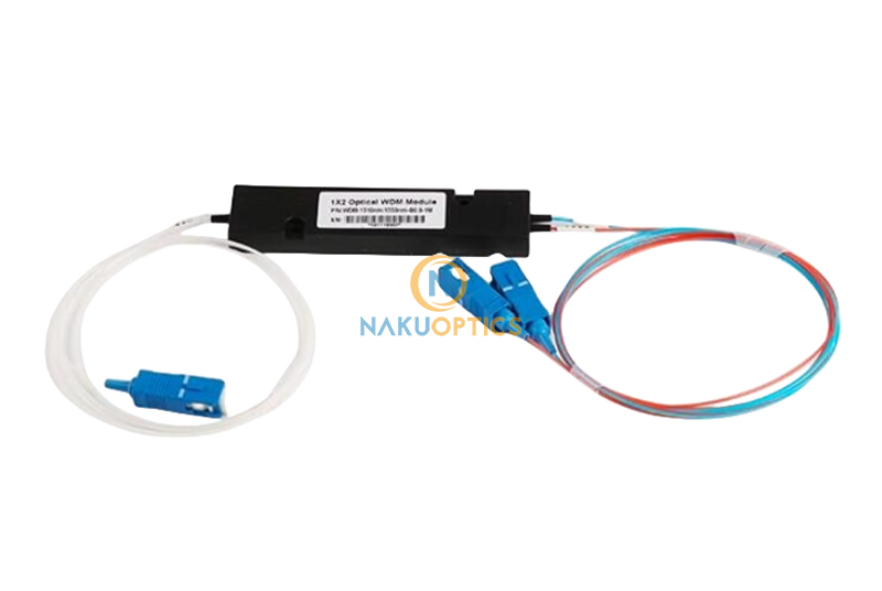 1X2 1310/1490/1550nm Filter Wavelength Division Multiplexing Module ...