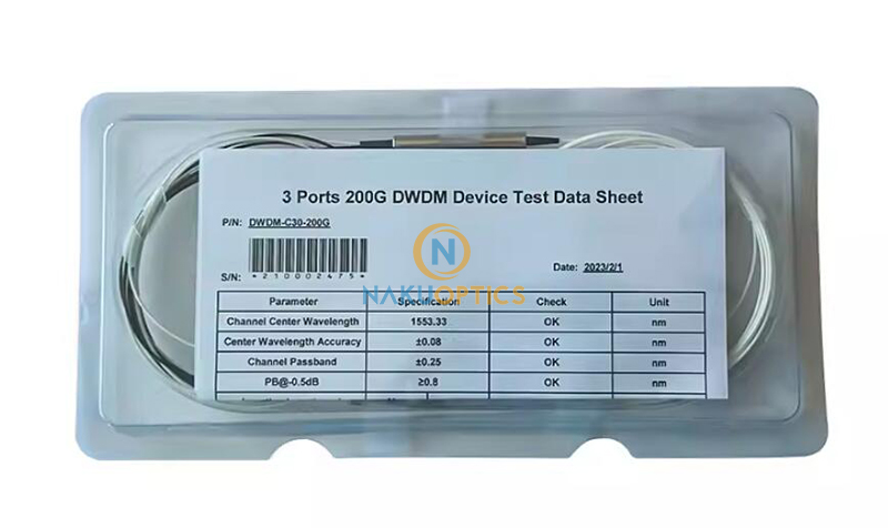 200GHz DWDM Dense Wavelength Division Multiplexer C10-69 Single Pass ...