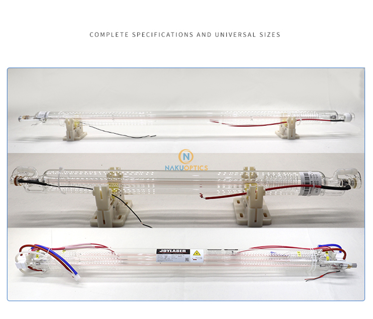 CO2 Laser Tube 20W 450mm φ50mm - NakuOptics