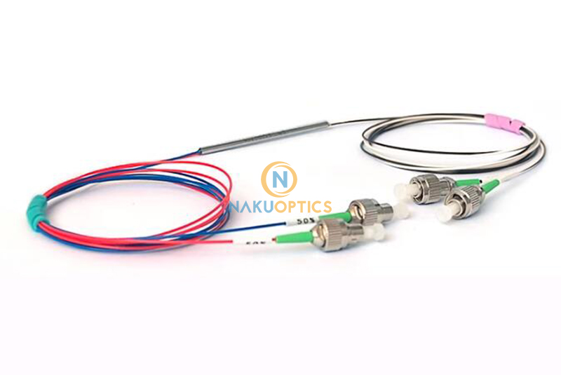 2X2 Tapered Optical Fiber coupler SM Fiber Splitter Split Ratio Can be ...
