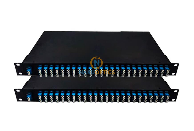 1U Rack-mounted AAWG DWDM 40CH/48CH/96CH passive DWDM 5G Optical Fiber ...