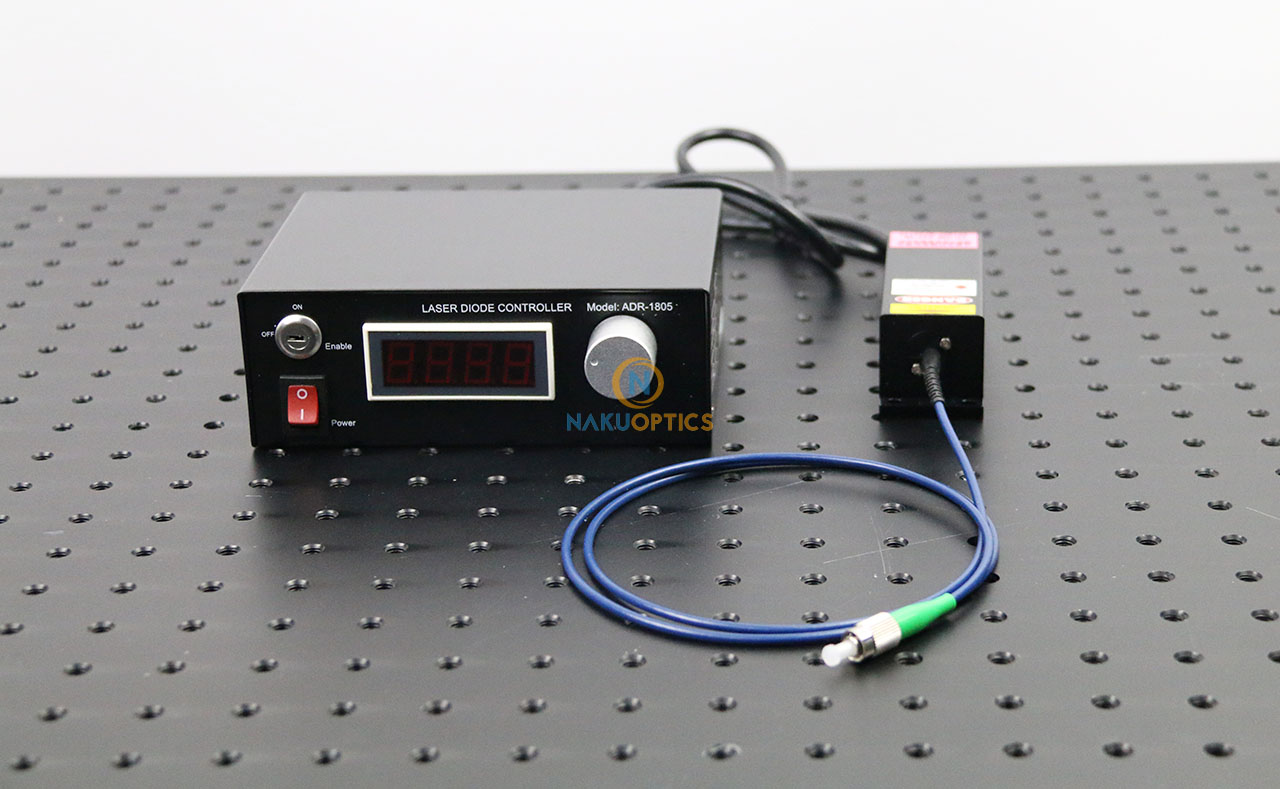 488nm 25mW Blue PM Fiber Laser Lab Laser System - NakuOptics