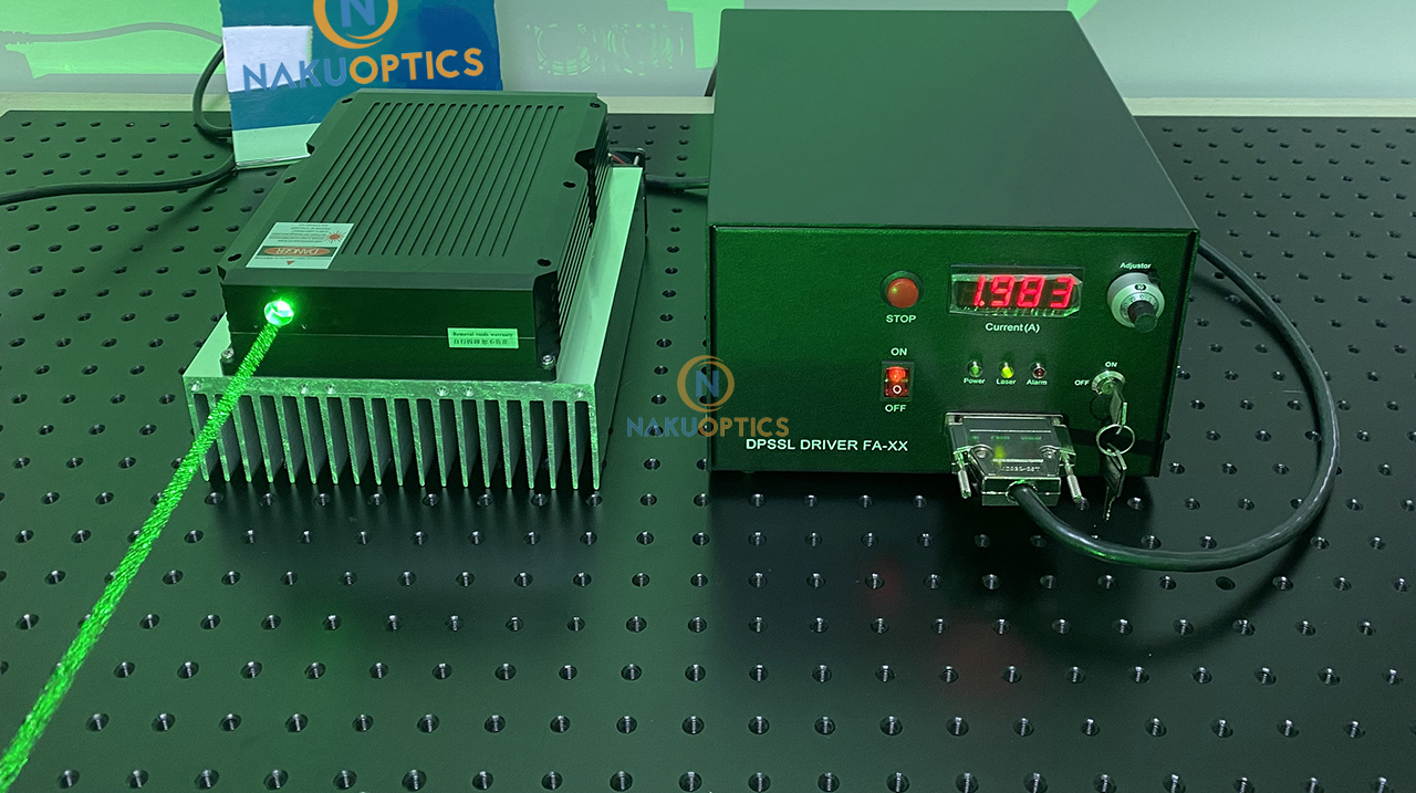 520nm 20W High Power Semiconductor Laser Lab Green Laser System ...