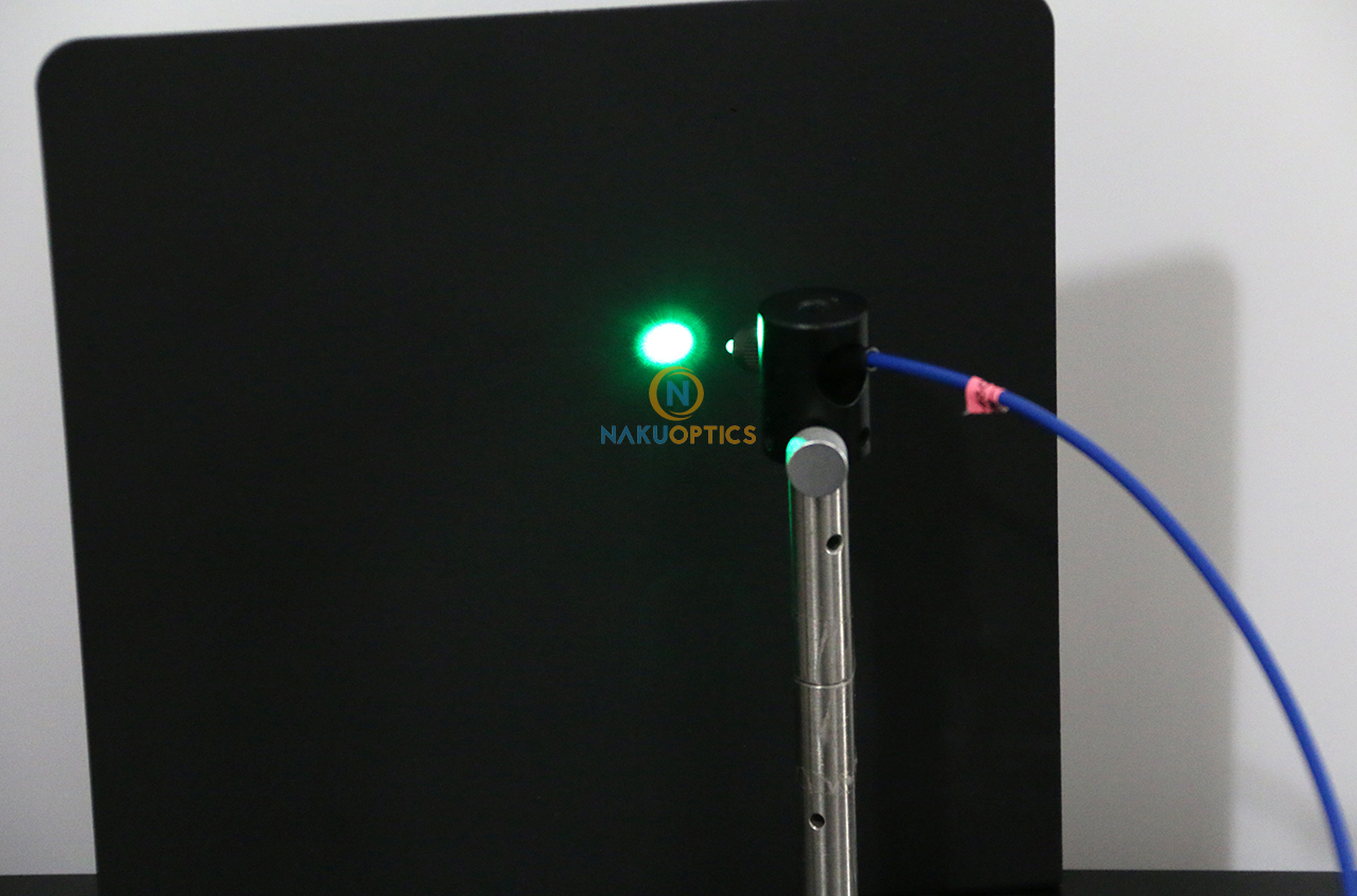 520nm 1~40mW Adjustable Output Power Green Laser PM Fiber Output ...