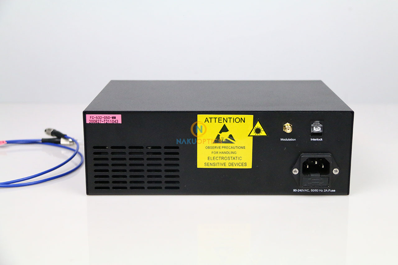 532nm 100mW 0.3nm Linewidth All-in-one Fiber Laser Source - NakuOptics