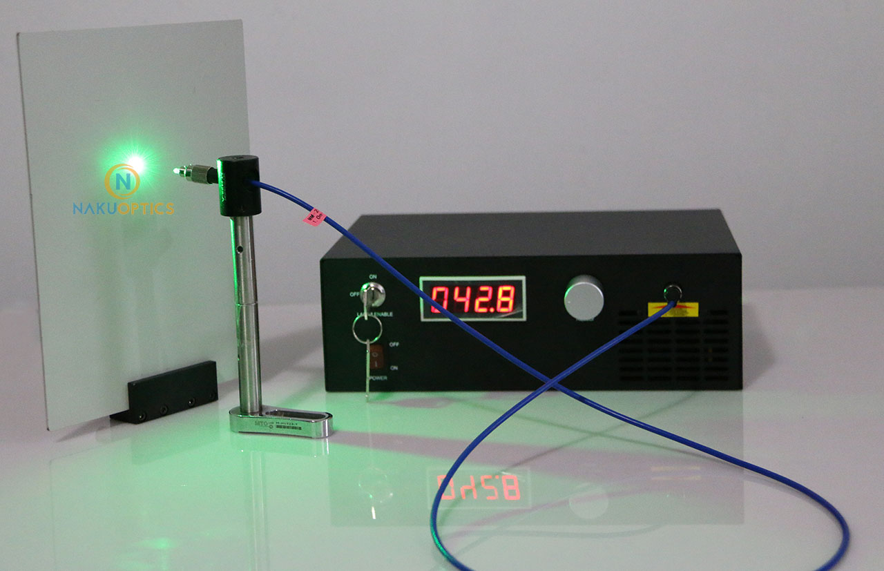 532nm 100mW 0.3nm Linewidth All-in-one Fiber Laser Source - NakuOptics