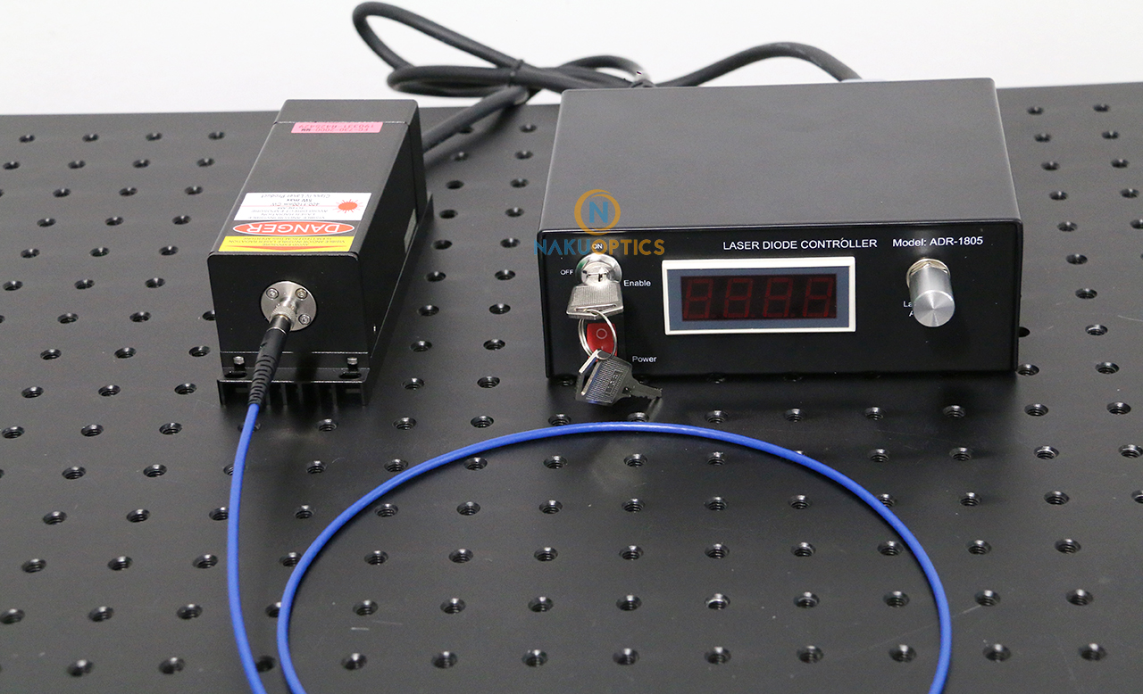 532nm 100mW 0.1nm Narrow Line-width Laser Fiber Output Raman Laser ...