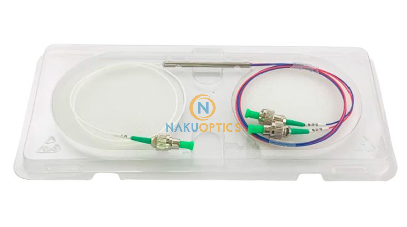 780nm 1X2 2X2 Taper Type Optic Coupler with Hi780 Fiber Mini SM Fiber ...