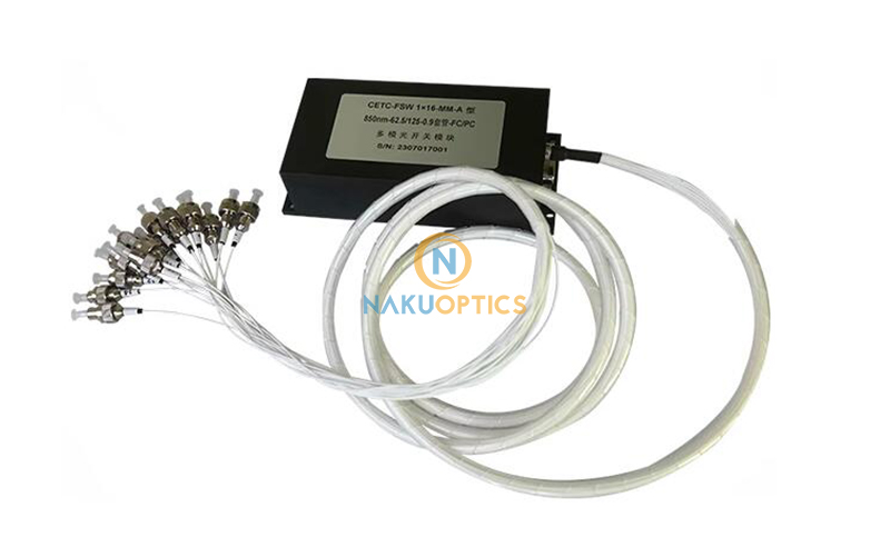 850nm 1X16 Multimode Fiber Optical Switch Module Can be Customized ...