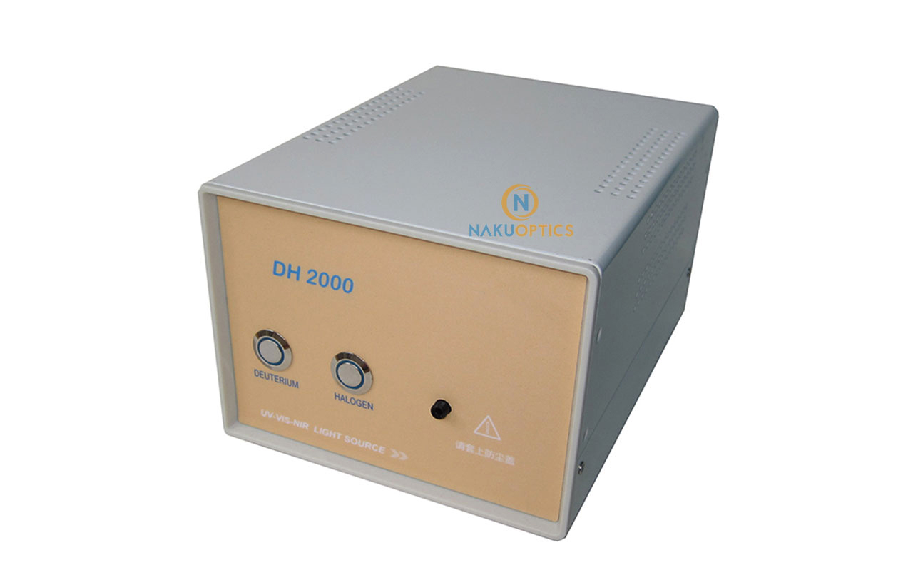 Full Band Deuterium Halogen 2IN1 Lab Fiber Light Source - NakuOptics