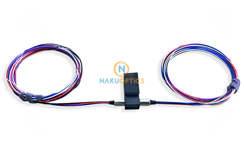 850nm Dual 2X2 Multimode Fiber Bypass Optical Switch with 900um Loose ...