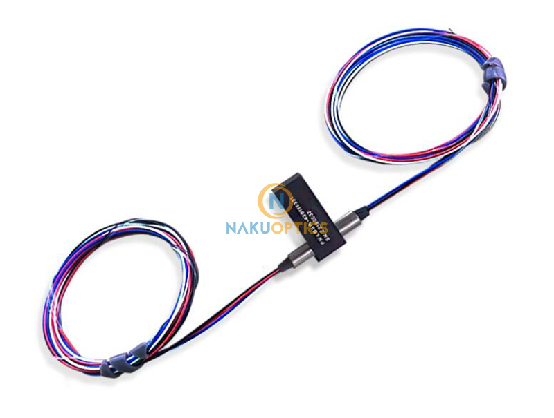 850nm Dual 2X2 Multimode Fiber Bypass Optical Switch with 900um Loose ...