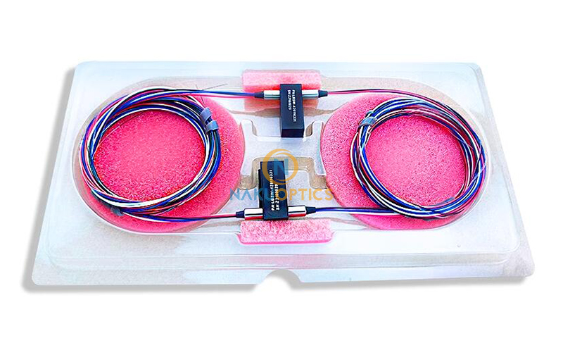 850nm Dual 2X2 Multimode Fiber Bypass Optical Switch with 900um Loose ...