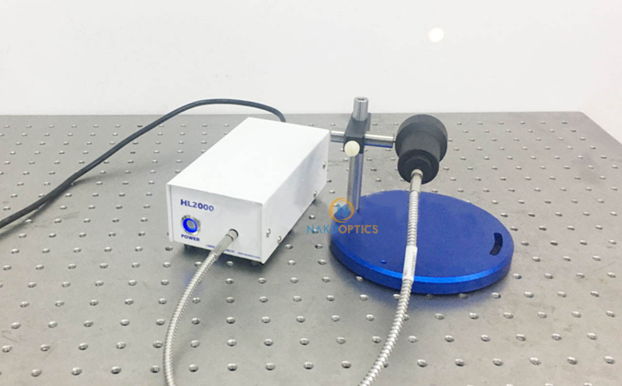 HL2000 Halogen Fiber Light Source For Spectrometer Measurement - NakuOptics