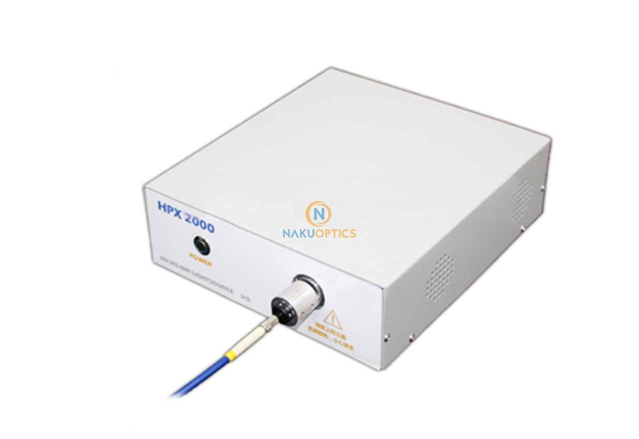 UV Xenon Light Source HPX-2000 SMA905 Optical Fiber Output - NakuOptics