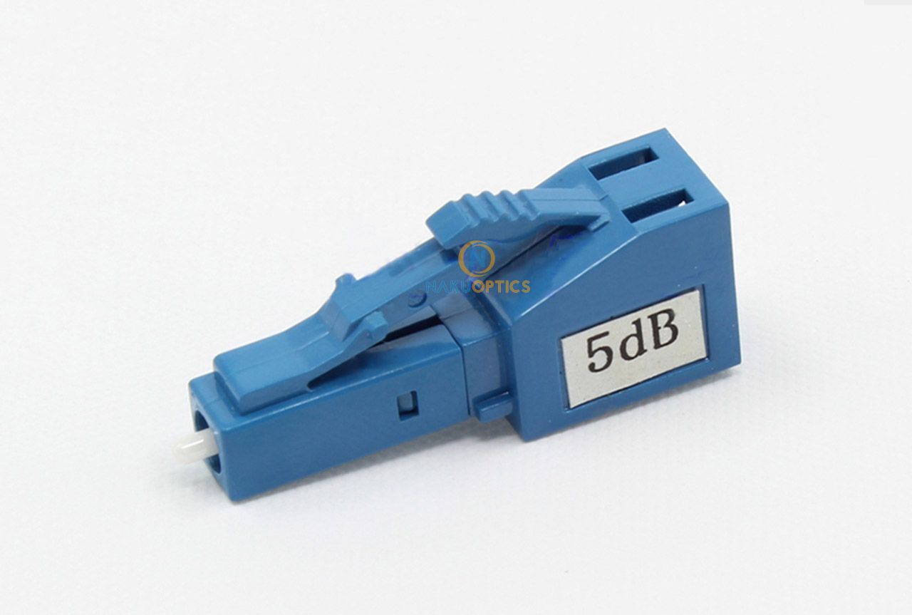 5dB LC PC Single-Mode Yin-Yang Type Optic Attenuator 10pcs/set - NakuOptics