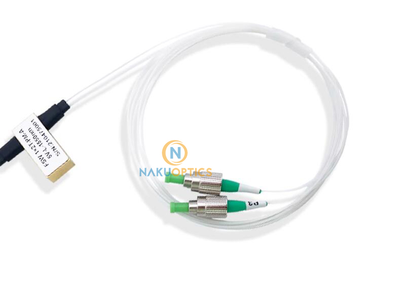 1X2 Polarization Maintaining PM Optical Switch 0.9 Sleeve FC/APC Slow ...