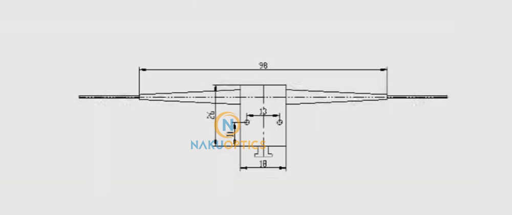 980nm Mechanical PM Online Adjustable Attenuator With PM980 Fiber FC ...