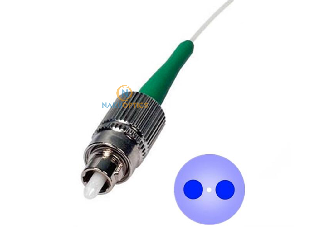1064nm PM Fujikura Optical Fiber Pigtail 0.9mm FC Connector Customized ...
