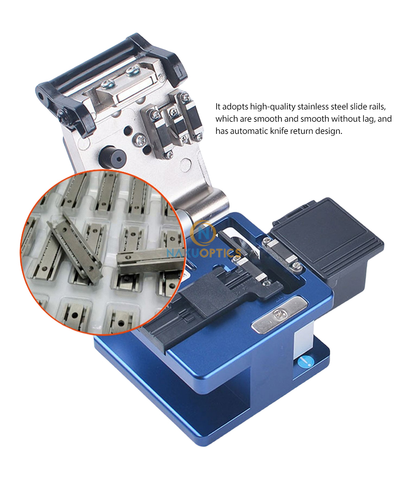 High Precision Fiber Optic Cutting Knife Cutting Machine Fiber Cleaver ...