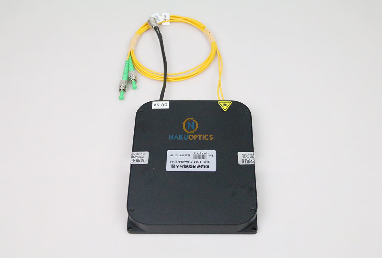 17dBm 50mW C-Band Erbium-doped Booster PM Optical Fiber Amplifier ...