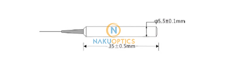 1550nm PM In-line Fiber Optic Reflector 0.9mm Reflect Mirror with PM ...