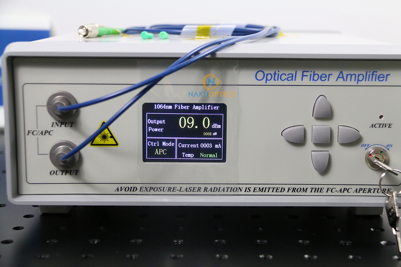 1030~1100nm 17dBm 50mW YDFA Single-mode Fiber Amplifier - NakuOptics