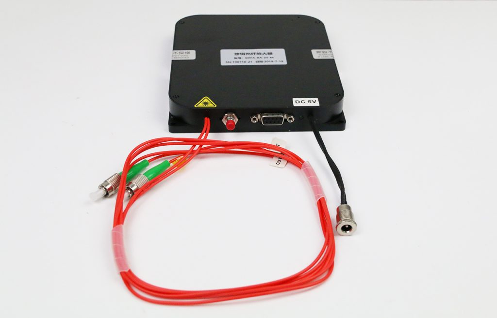 C-Band 15dBm 30mW EDFA Single-mode Fiber Output Booster Amplifier ...