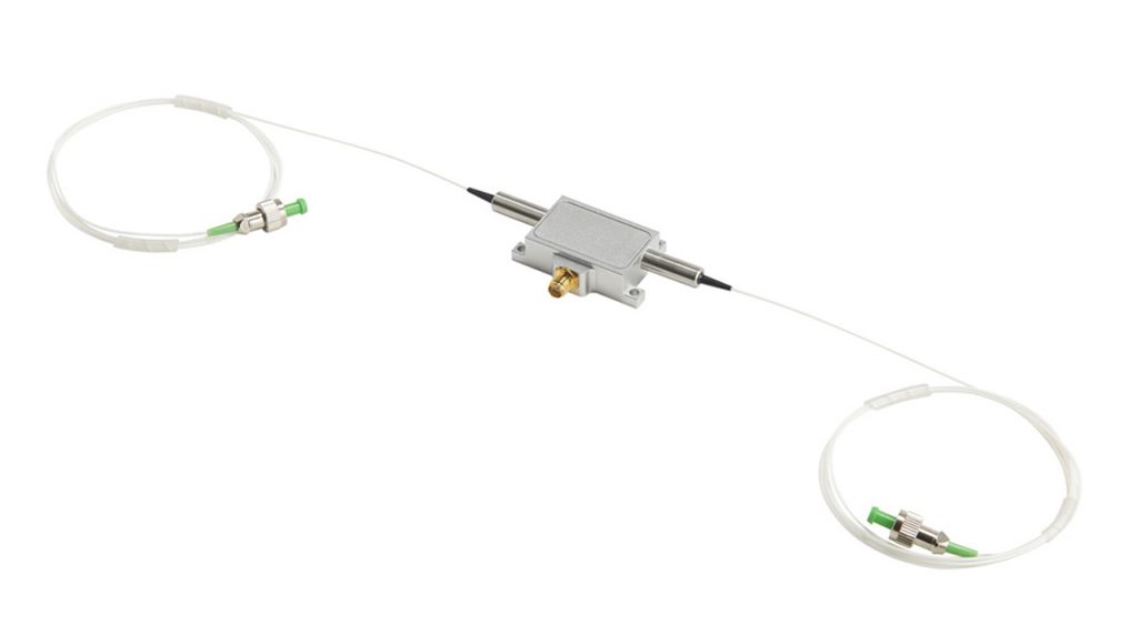 1550nm 200MHz 10ns Rise-Time Fiber Coupled Acousto-Optic Modulator ...