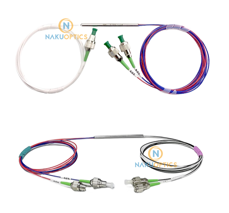 1064nm 1X2 2X2 Fiber Coupler SM Fiber Splitter Any Splitting Ratio is ...